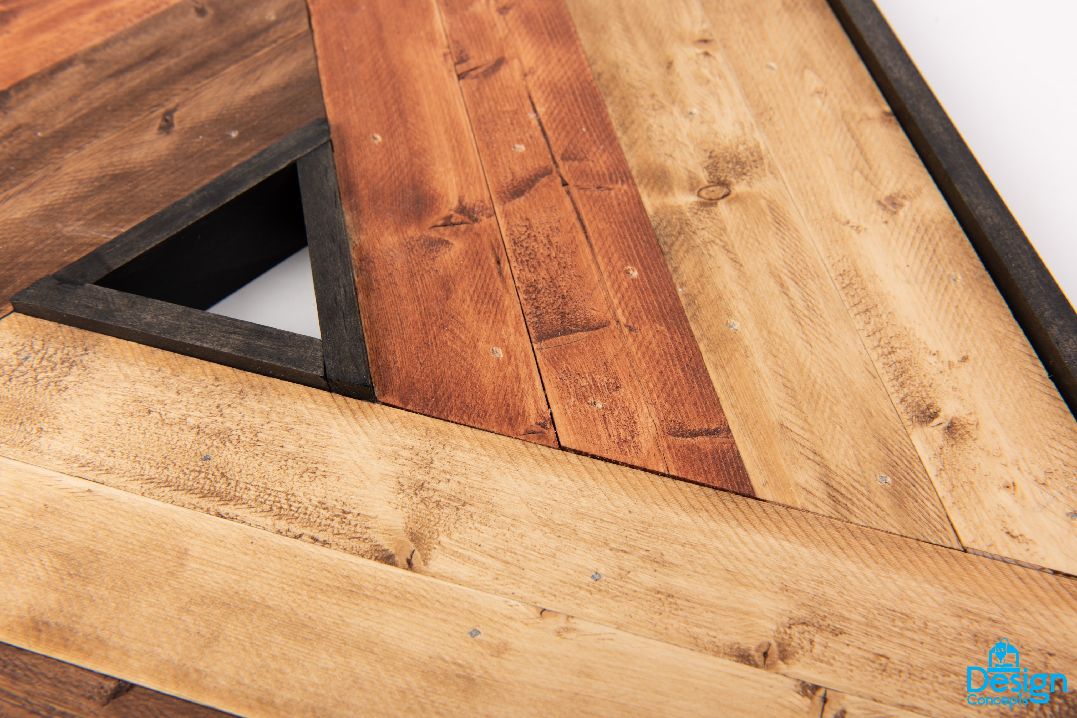 Rustic Wooden Penrose Triangle 3D Wall Art – Design Concepts Chi